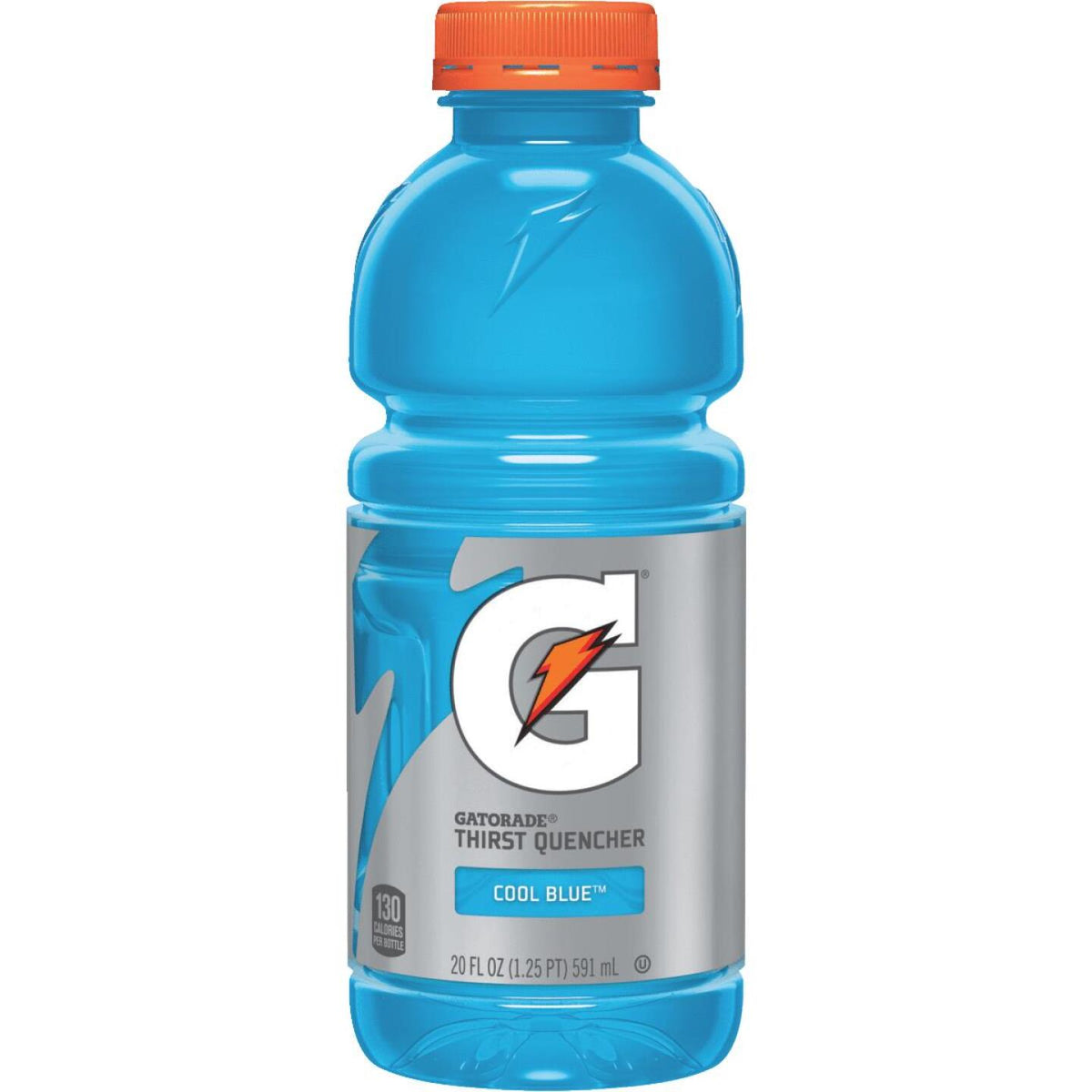 Gatorade 20 Oz. Cool Blue Raspberry Wide Mouth Thirst Quencher Drink ...