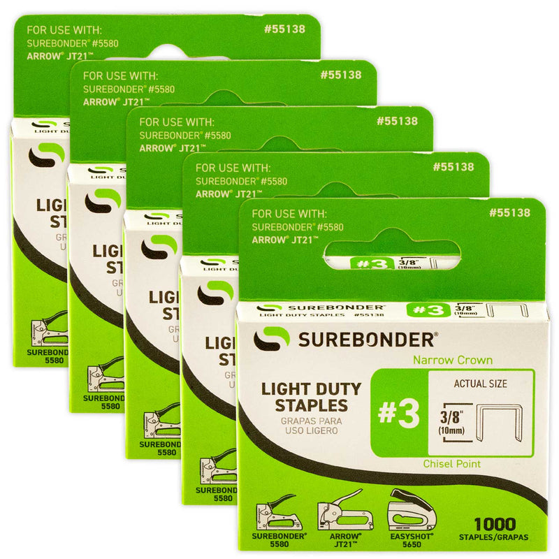 Surebonder 55138 Light Duty 3/8-Inch Leg Length - Jefferson City, TN ...