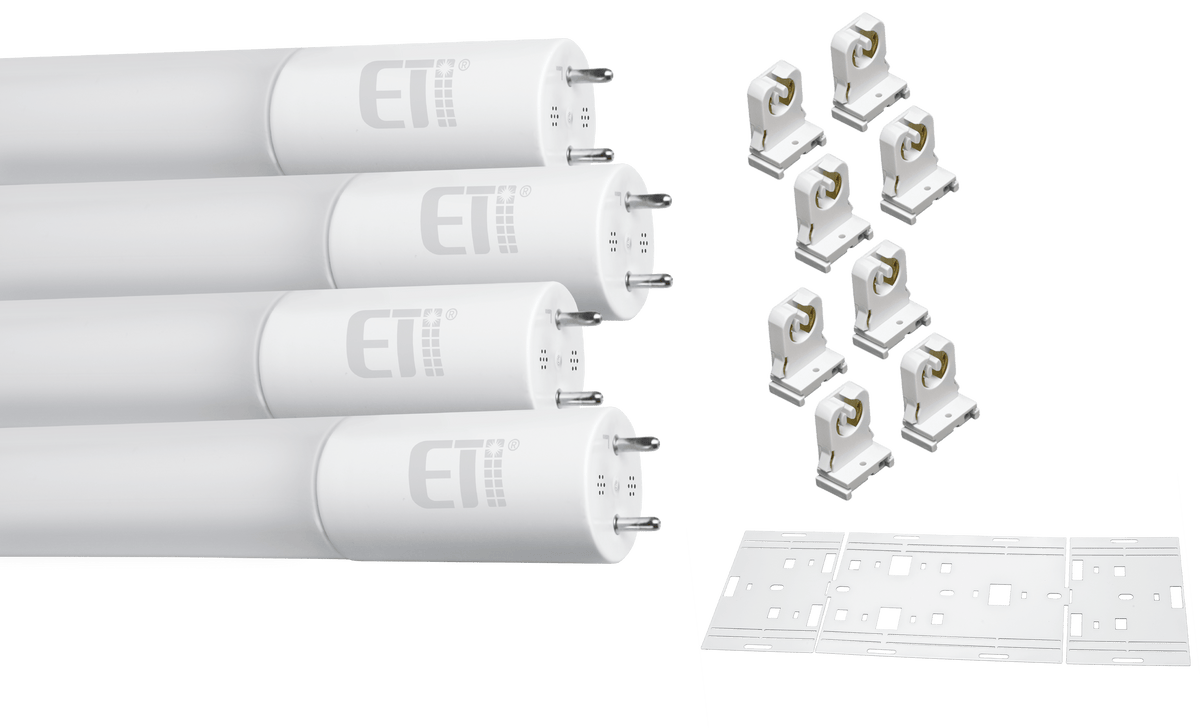 ETi Solid State Lighting 8′ to 4′ Troffer Conversion Kit for Fluorescent Fixtures - Jefferson ...