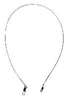 H.T. Enterprises Wire Leaders 9 20# Test 3/Pkg Blood Red Color ...