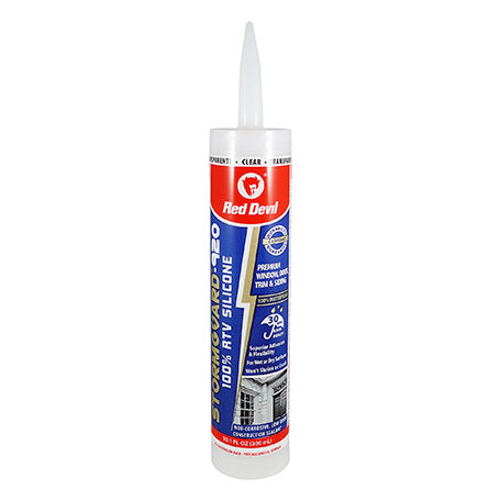 Red Devil StormGuard™-920 RTV Silicone 10.1 FL. OZ. Cartridge Clear ...