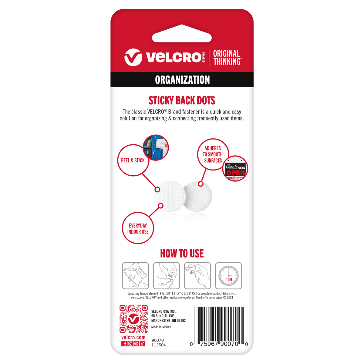 VELCRO® Brand Sticky Back Coins - Jefferson City, TN - Leeper Hardware