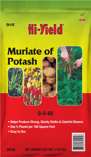 Hi-Yield MURIATE OF POTASH 0-0-60 - Jefferson City, TN - Leeper Hardware