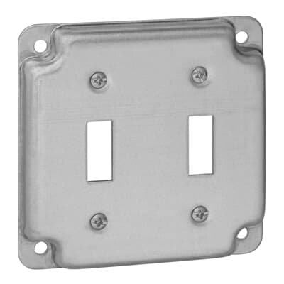 ABB Installation Steel City Square Box Surface Cover, 5 Cubic Inches ...