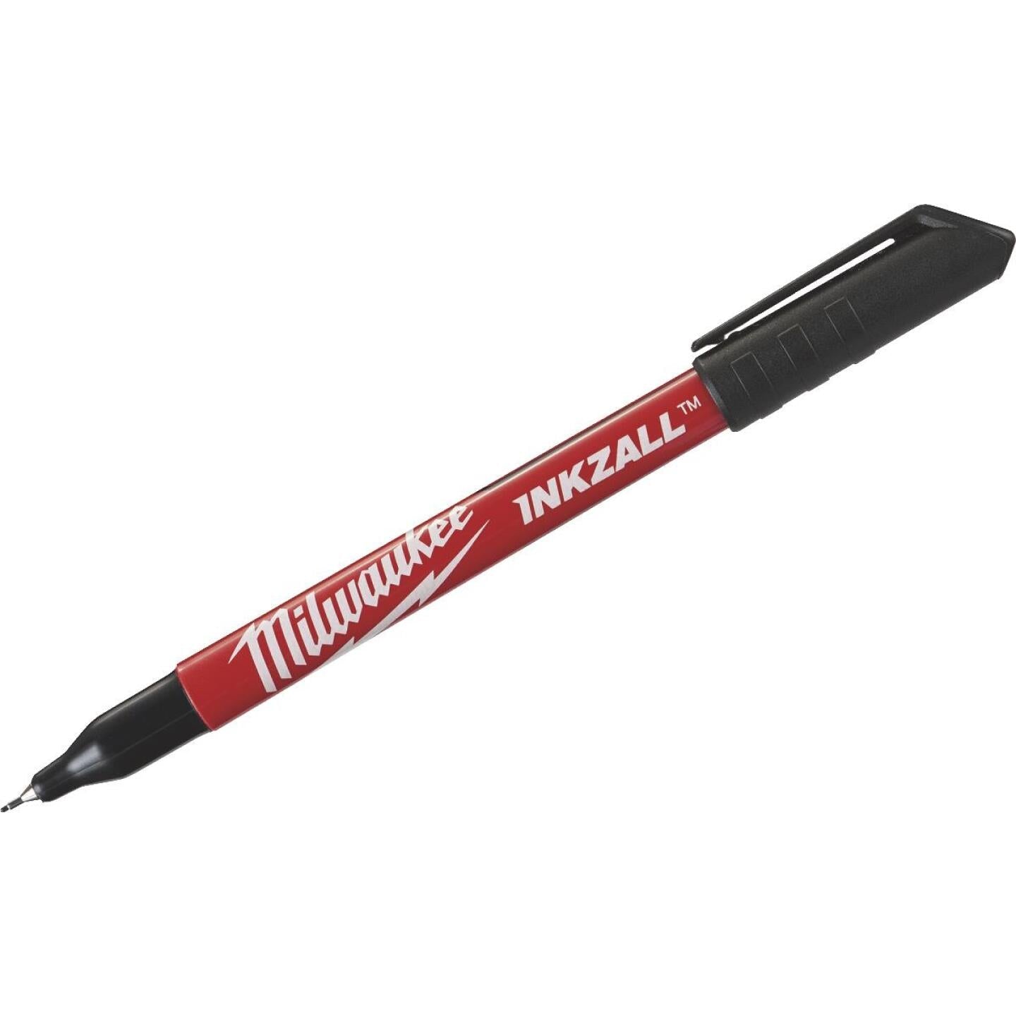 Milwaukee INKZALL Ultra Fine Point Black Job Site Pen (12-Pack ...